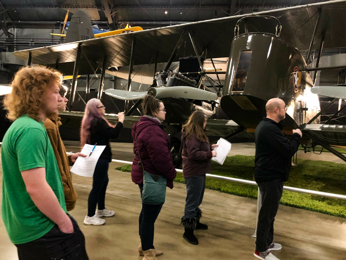 Students Visit the National Museum of the U.S. Airforce - TRECA
