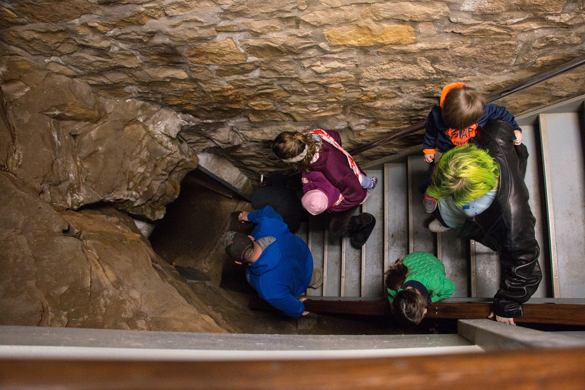 Digital Academy students visit the Ohio Caverns - TRECA