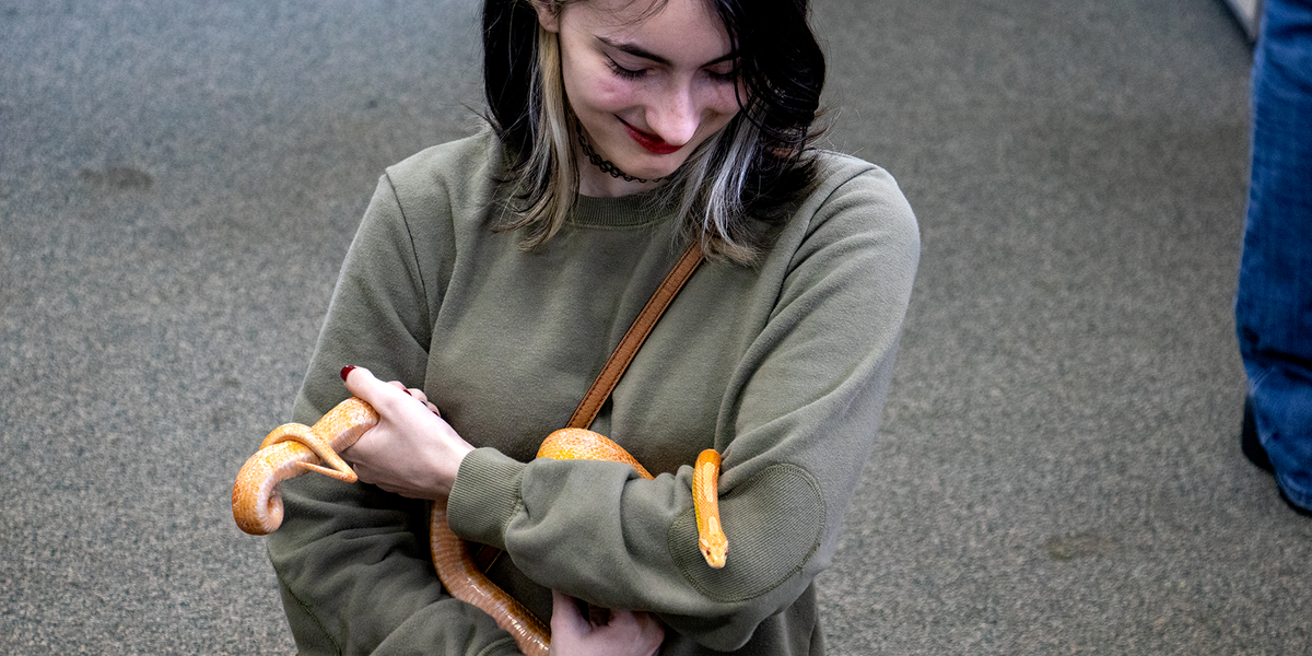 Students Visit Lowe-Volk Nature Center - TRECA