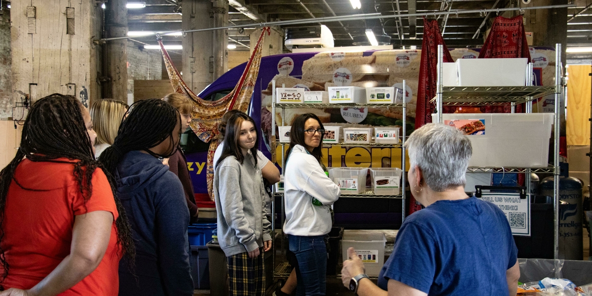 Students Visit the Cincinnati Recycling and Reuse Hub - TRECA