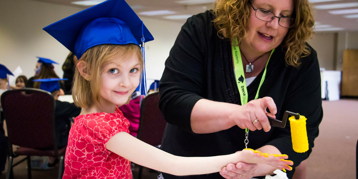 TRECA celebrates Digital Academy kindergartner's at graduation - TRECA