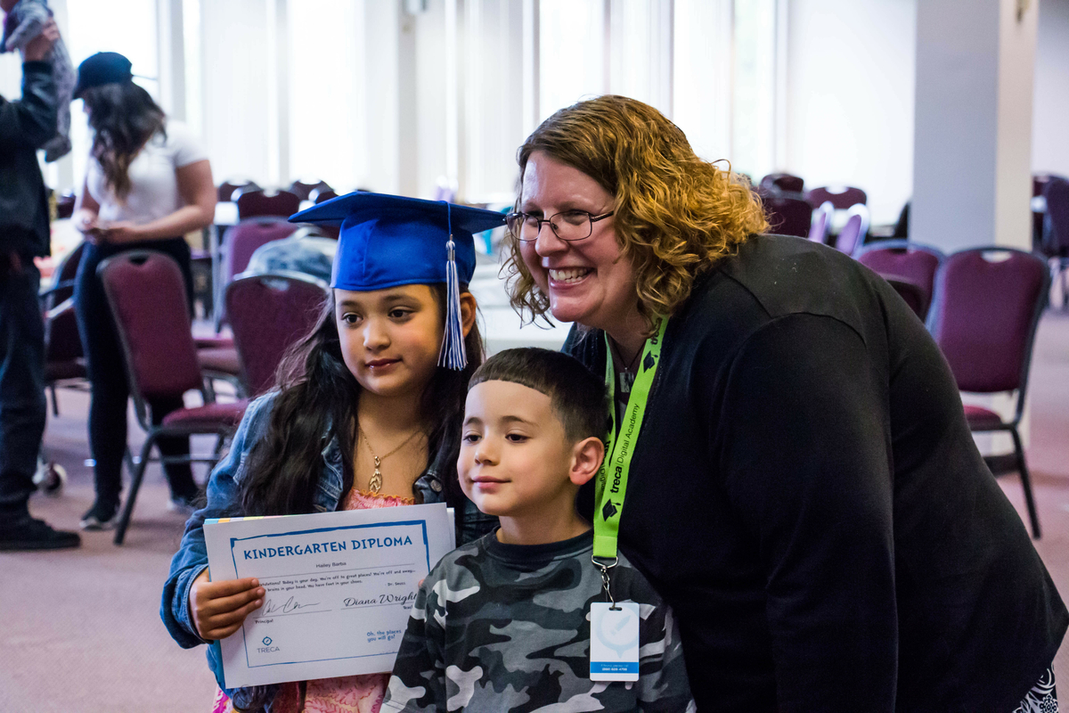 TRECA celebrates Digital Academy kindergartner's at graduation - TRECA
