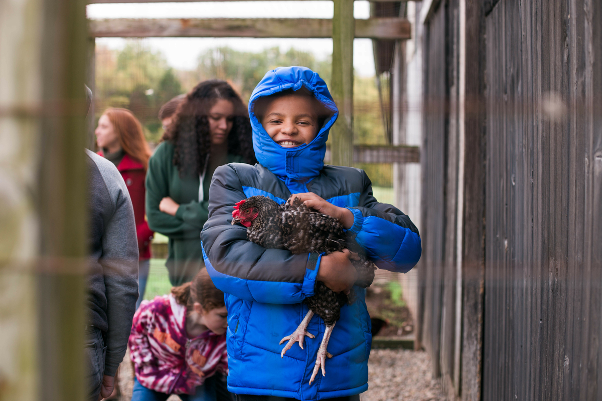 Digital Academy students visit the Learning Tree Farm - TRECA