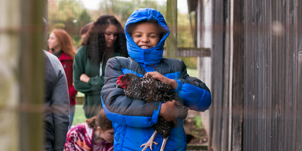 Digital Academy students visit the Learning Tree Farm - TRECA